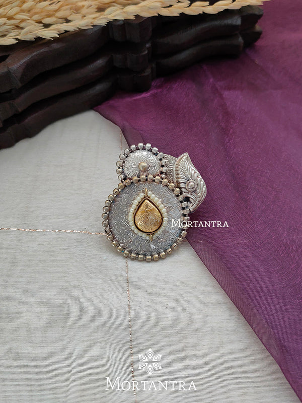 Buy Jadau Kundan Rings Online | Big Kundan Rings | Gold Plated Rings ...